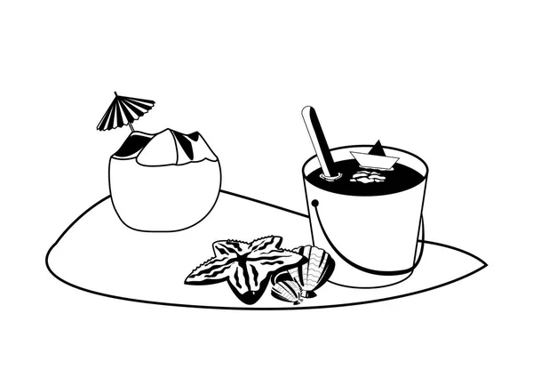 100,000 Beach drink drawing Vector Images | Depositphotos