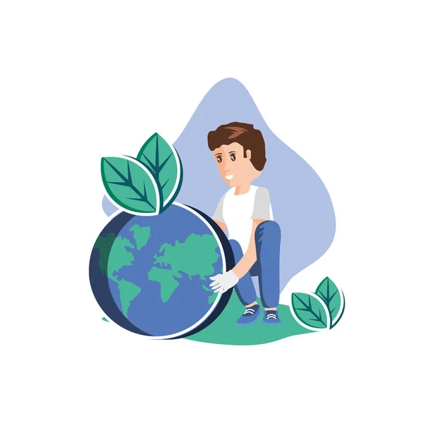 11,297,972 Boy holding earth Vector Images | Depositphotos