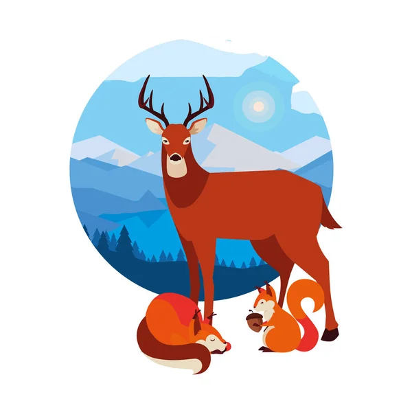 100,000 Deer family Vector Images | Depositphotos