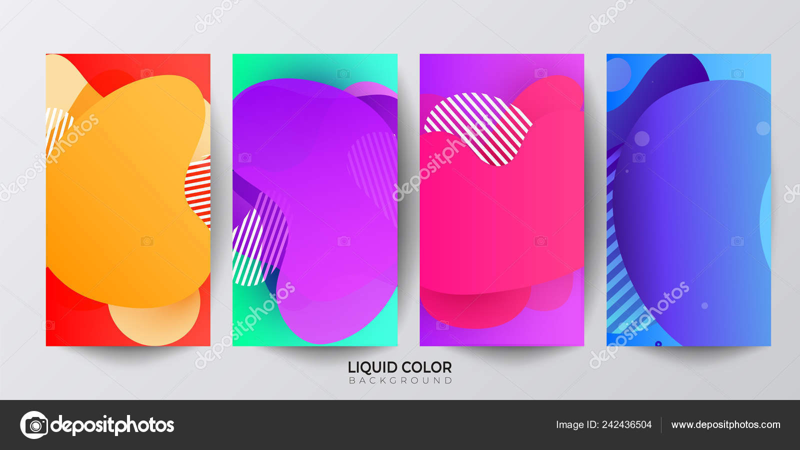 Modern screen color gradients. Vector design for mobile app Stock ...