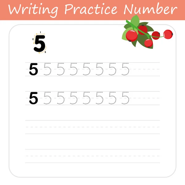 Tracing number Vector Art Stock Images | Depositphotos