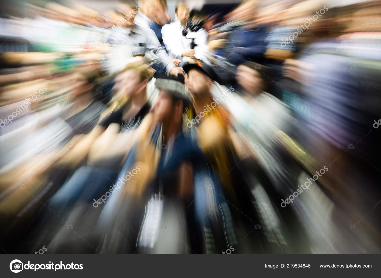 Abstract Picture Audience Camera Made Zoom Effect — Stock Editorial ...