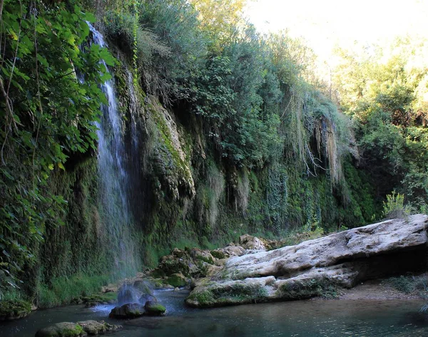 Kursunlu Waterfall in Antalya Nature Reserve, Turkey - Stock Image ...