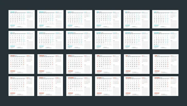 100,000 One page calendar Vector Images | Depositphotos