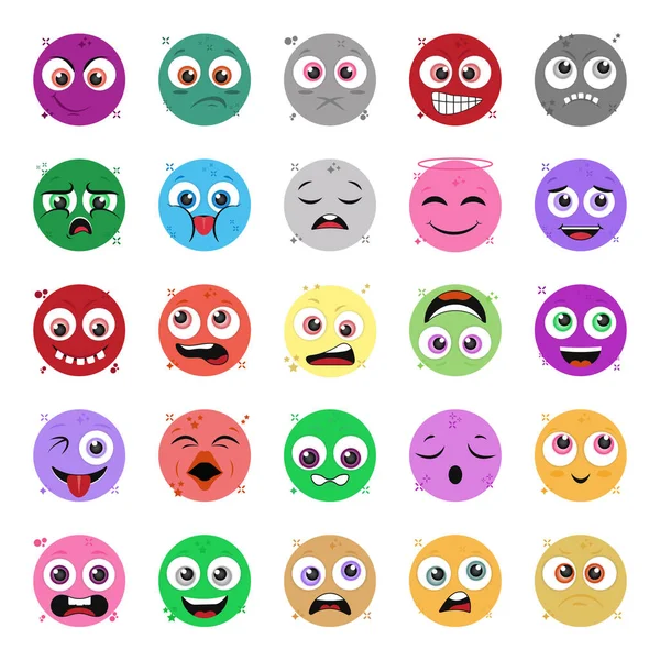 Hope You Pretty Much Aware Emojis Here Presented Cute Emoticons Stock ...