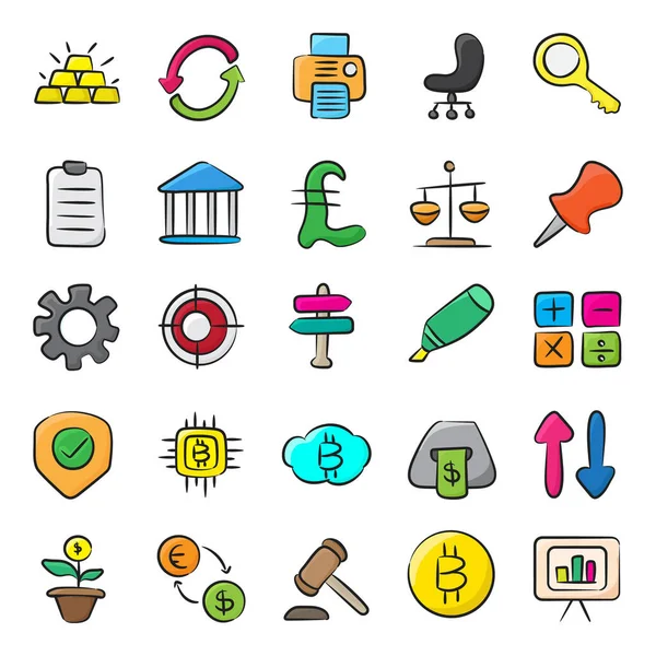 Pack Web Doodle Icons Stock Vector Image by ©smashingstocks #362984590