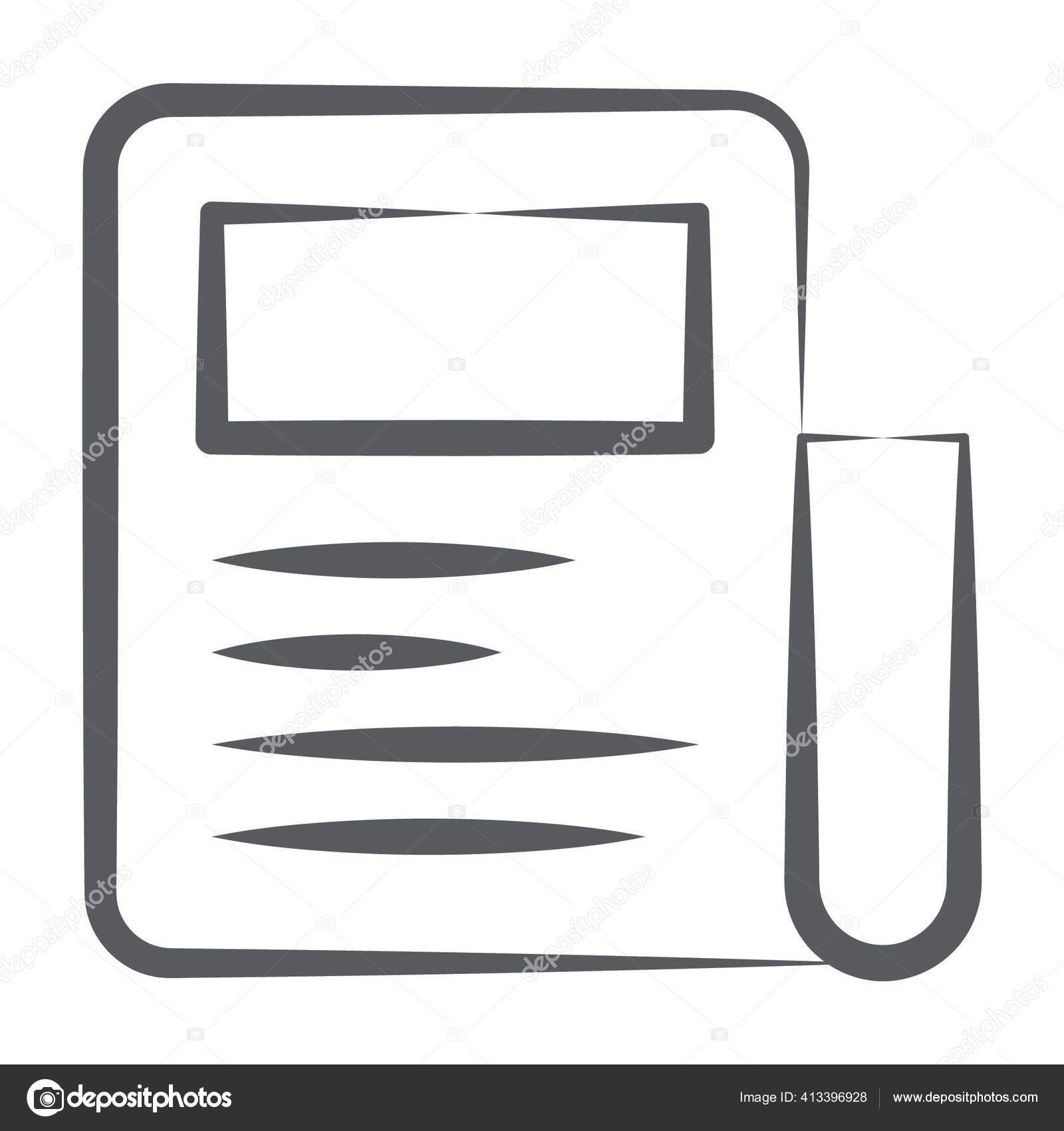 Hand Drawn Vector Design Movie Script Stock Vector by ©smashingstocks ...