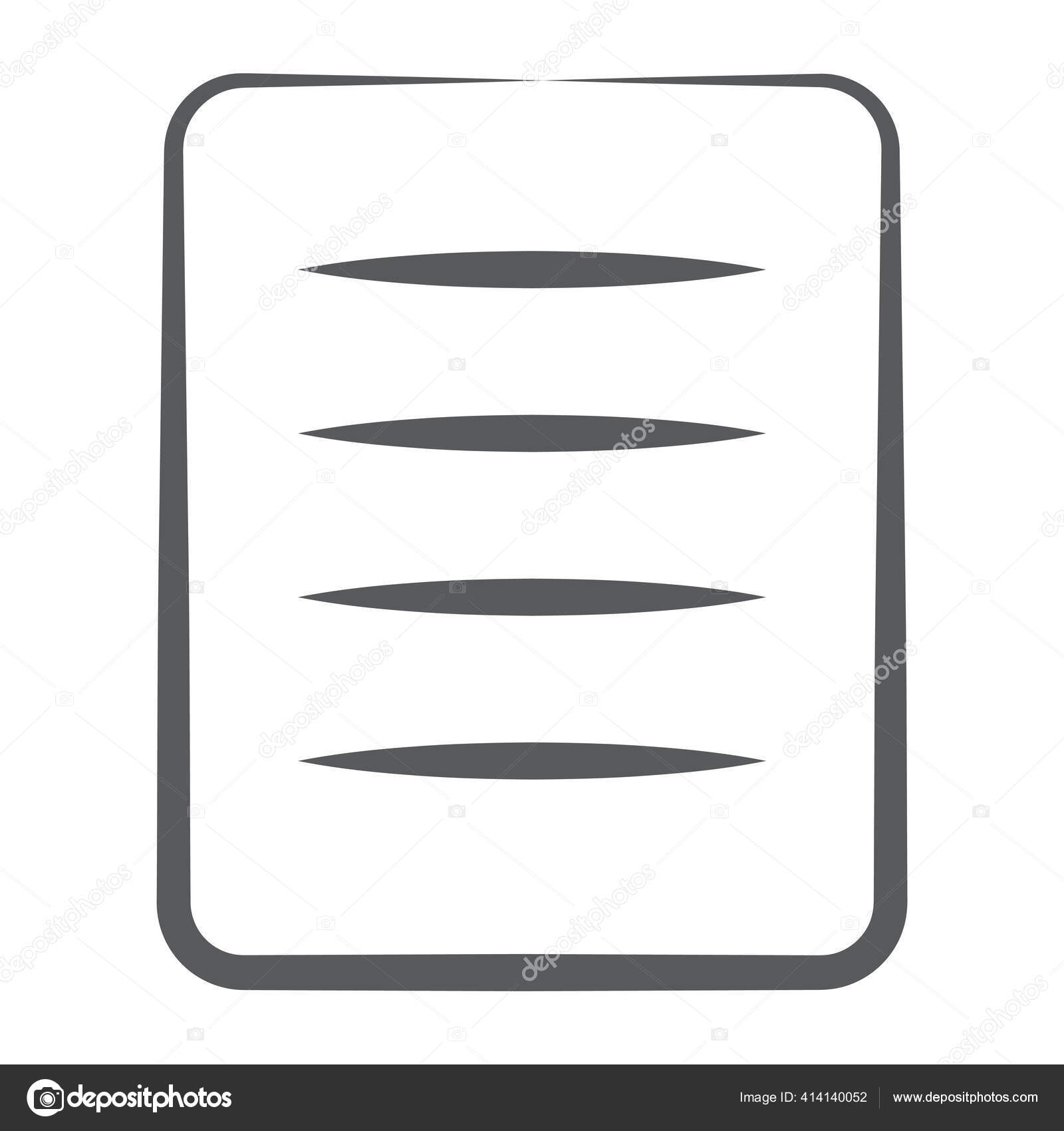 Linear Icon Shopping List Things Buy Stock Vector by ©smashingstocks ...