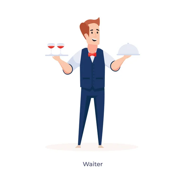 Waiter Animated Clipart