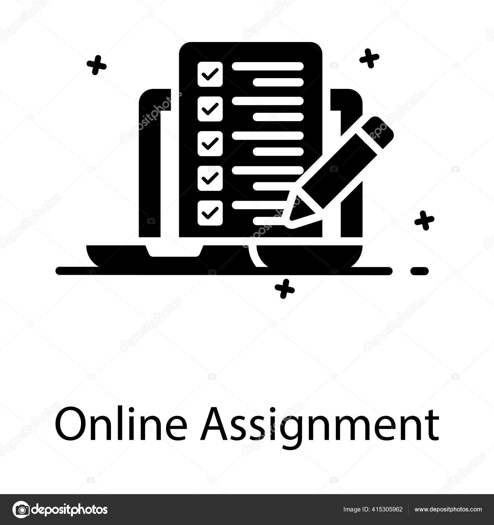 Online Assignment Icon