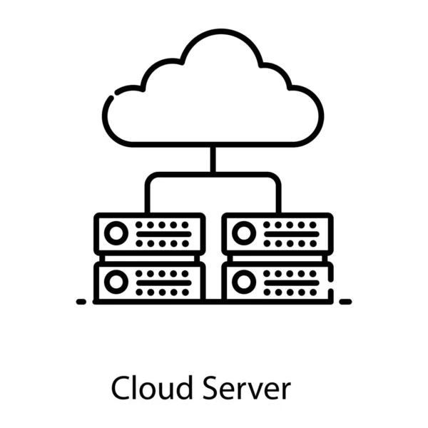 Server Rack Connected Cloud Showing Cloud Hosting Icon Stock Vector Image by ©smashingstocks ...