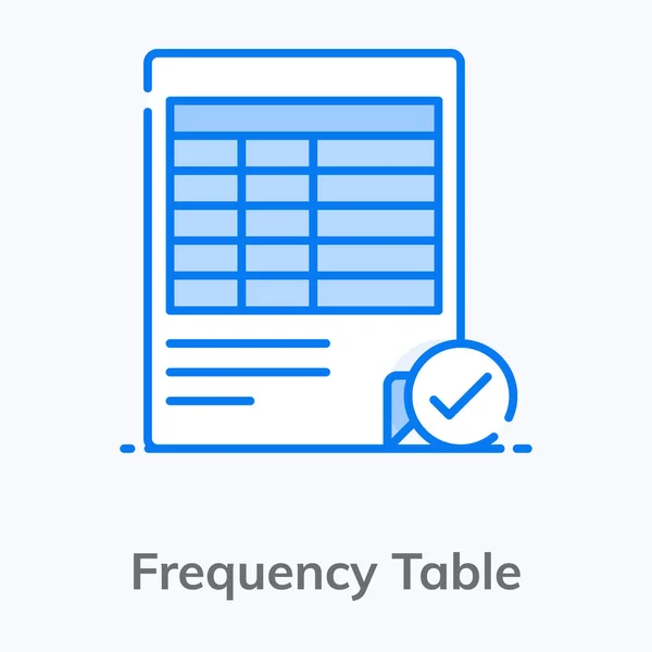 Frequency table Vector Art Stock Images | Depositphotos