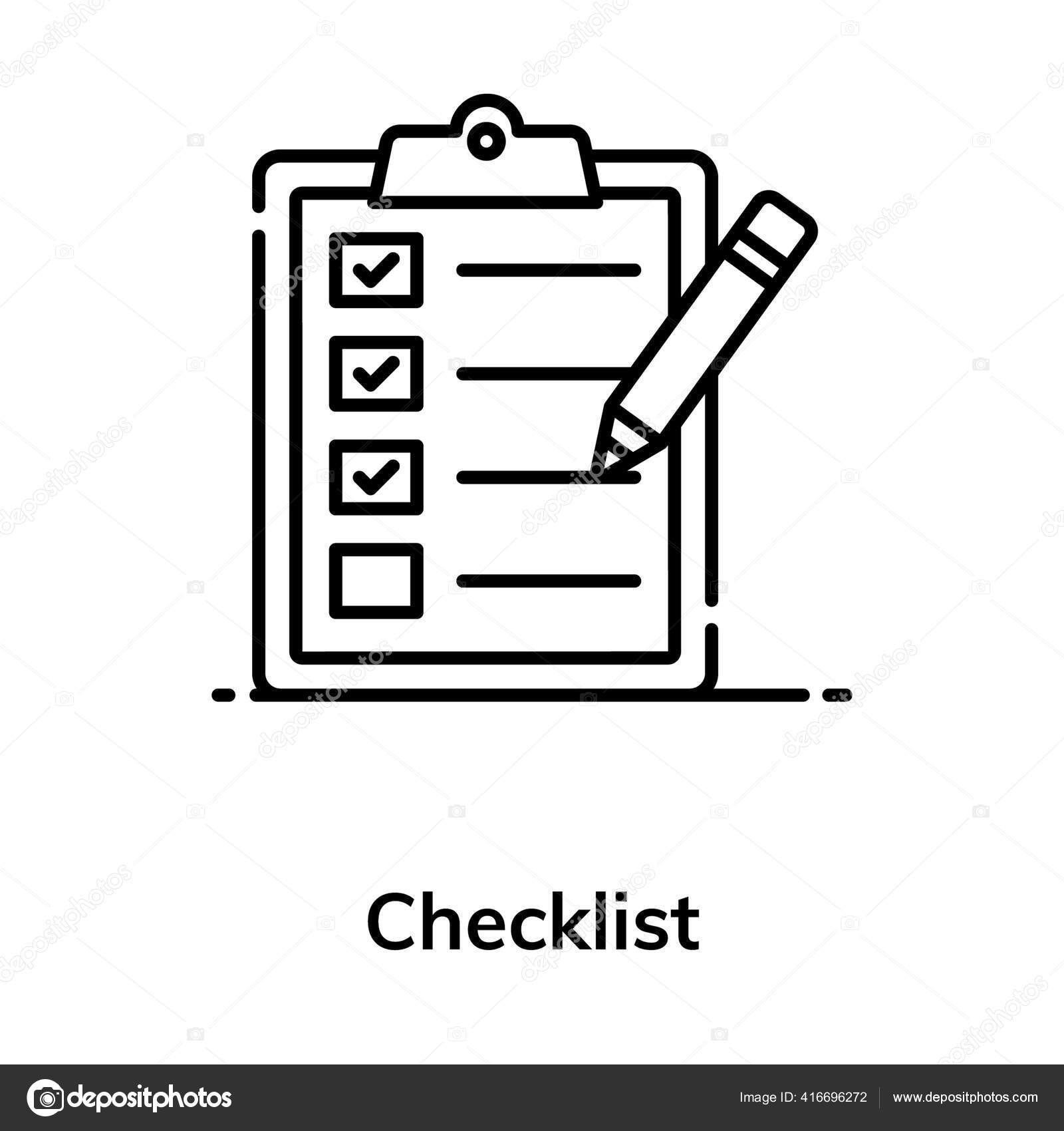 Tick Mark Paper Checklist Icon Design Stock Vector by ©smashingstocks ...