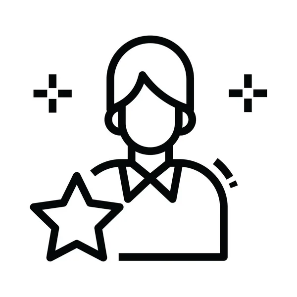 Una Persona Que Tiene Una Habilidad Innata Ganar Algo Ganador Vector de ...