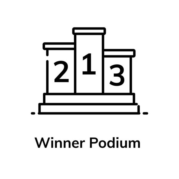 Leaderboard Vector Style Winner Podium Icon Design Stock Vector Image ...