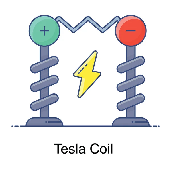 Bobina de tesla imágenes de stock de arte vectorial | Depositphotos