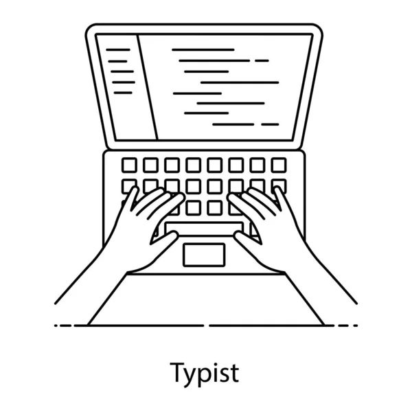 Typist Vector Art Stock Images | Depositphotos