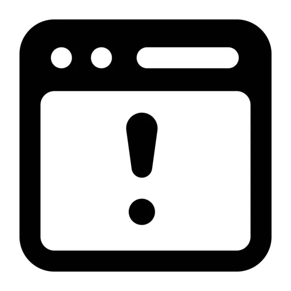 Exclamation Mark Icon Warning Sign Symbol Danger Alert Isolated White ...