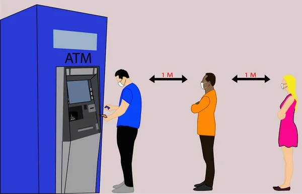 Girl at ATM machine Stock Vector Image by ©sunlight777 #1155384