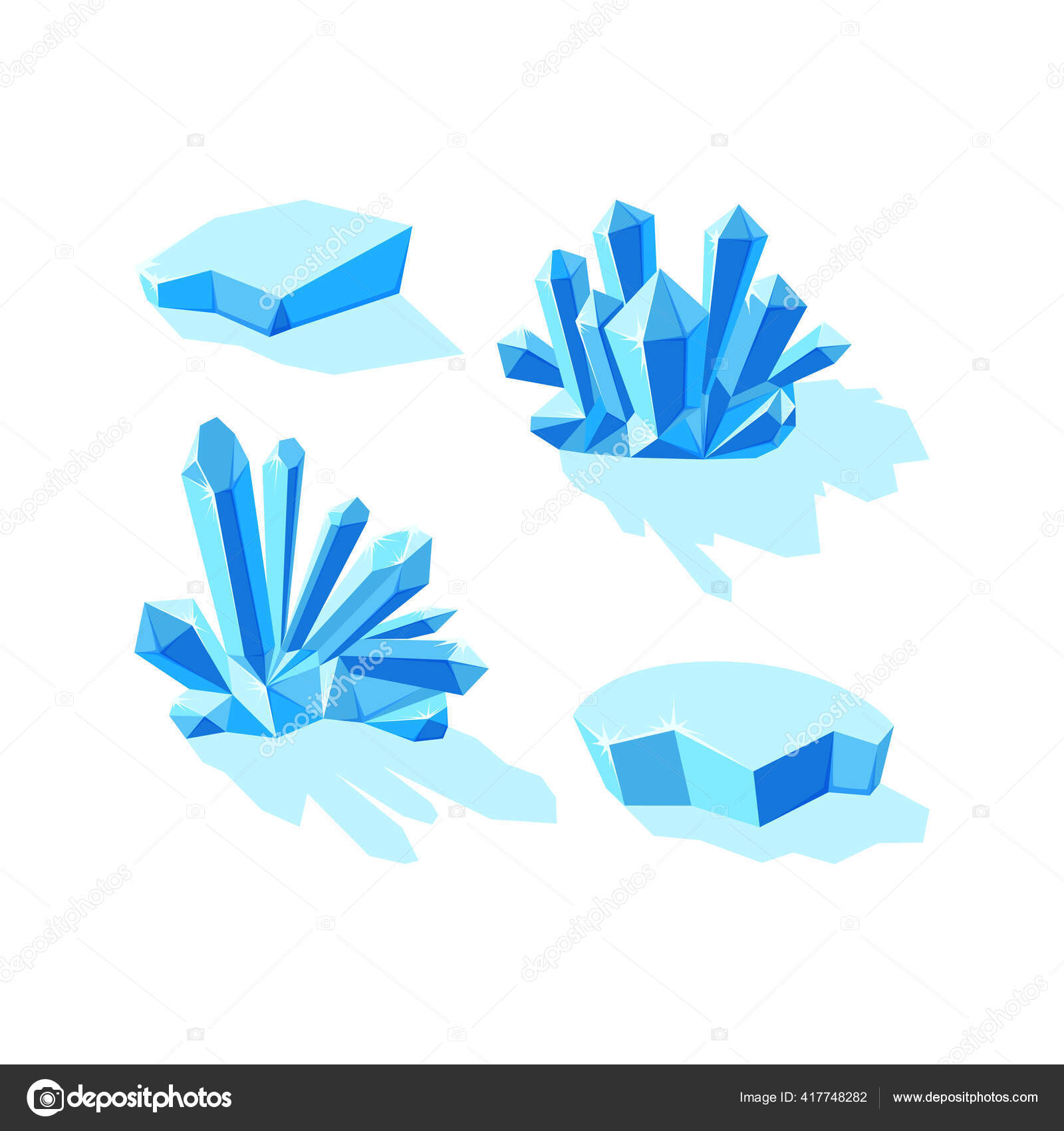 Ice Crystal Vector