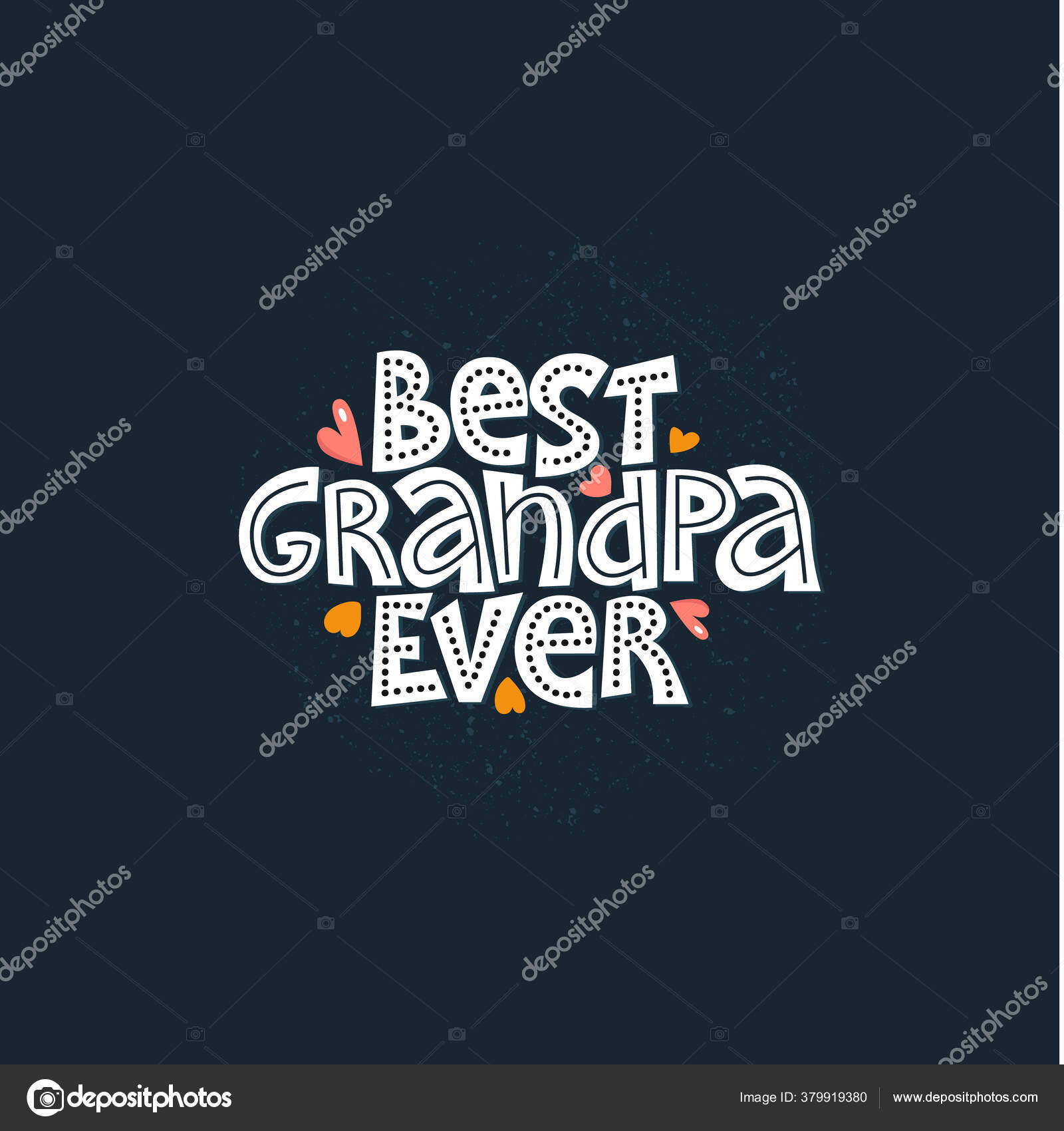 Mejor Abuelo Historia Cita Letras Brillantes Fondo Oscuro Frase ...