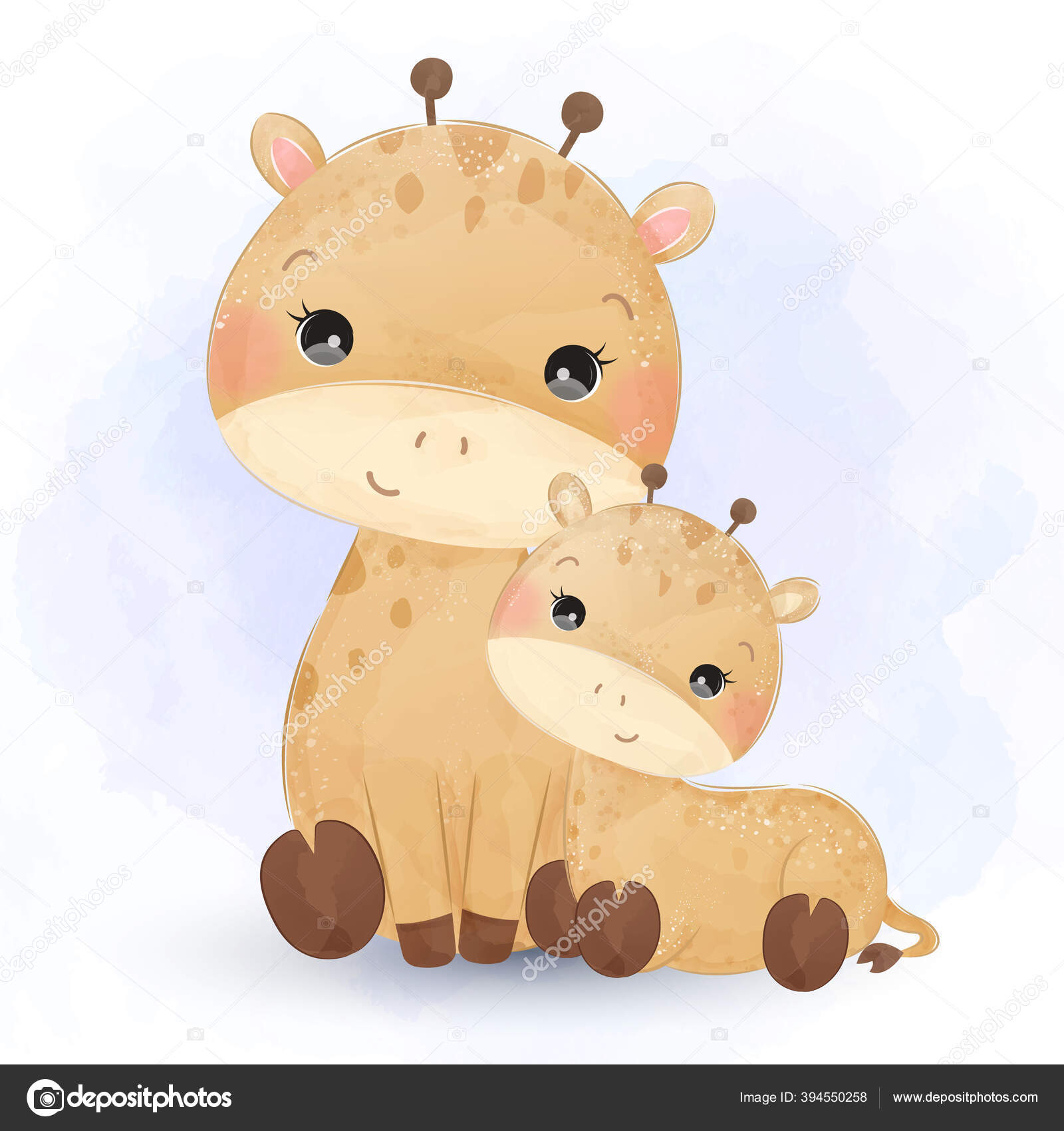 Baby Shower Giraffe Clip Art