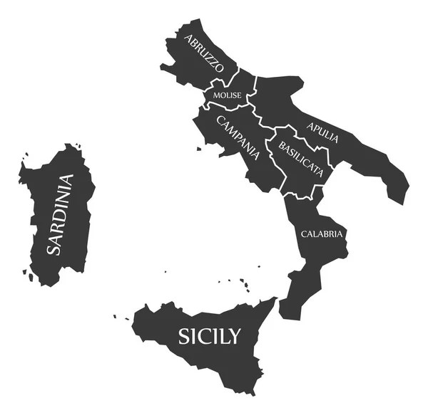 Map of italy with all regions Stock Photos, Royalty Free Map of italy ...