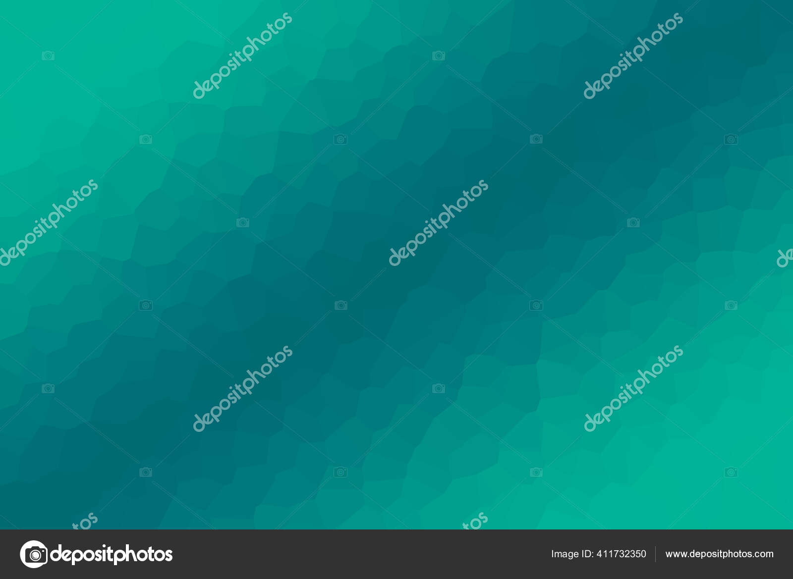 Deep Sea Blue Blurred Smooth Low Poly Gradient Crystallize Background ...