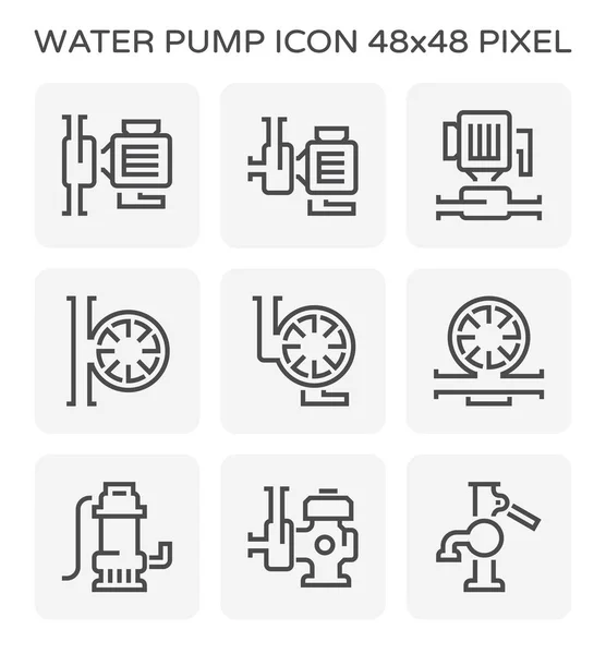 Wastewater Water Treatment Icon Set 48X48 Perfect Pixel Editable Stroke ...