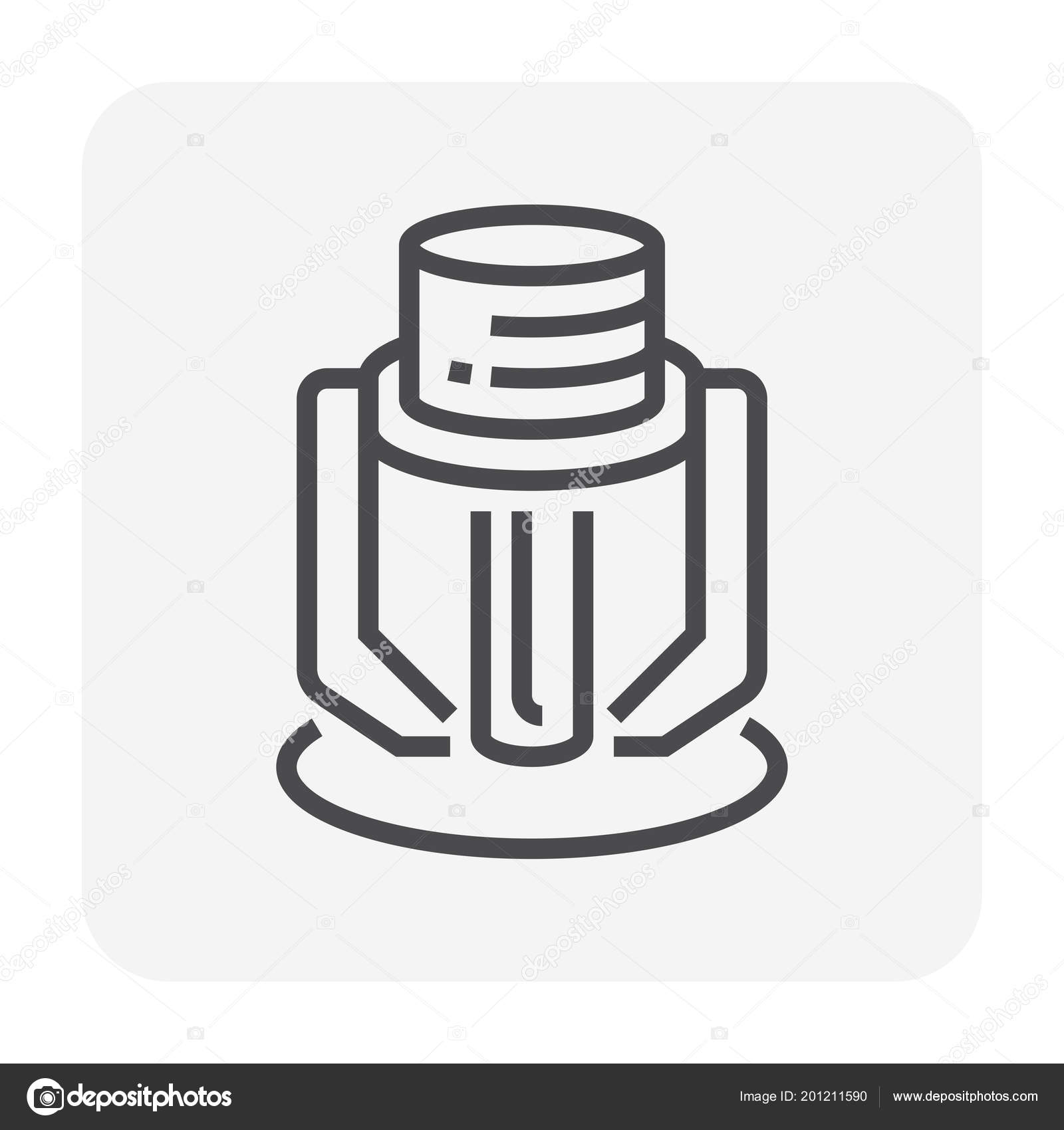 Fire Sprinkler Device Icon 64X64 Pixel Editable Stroke Stock Vector by ...