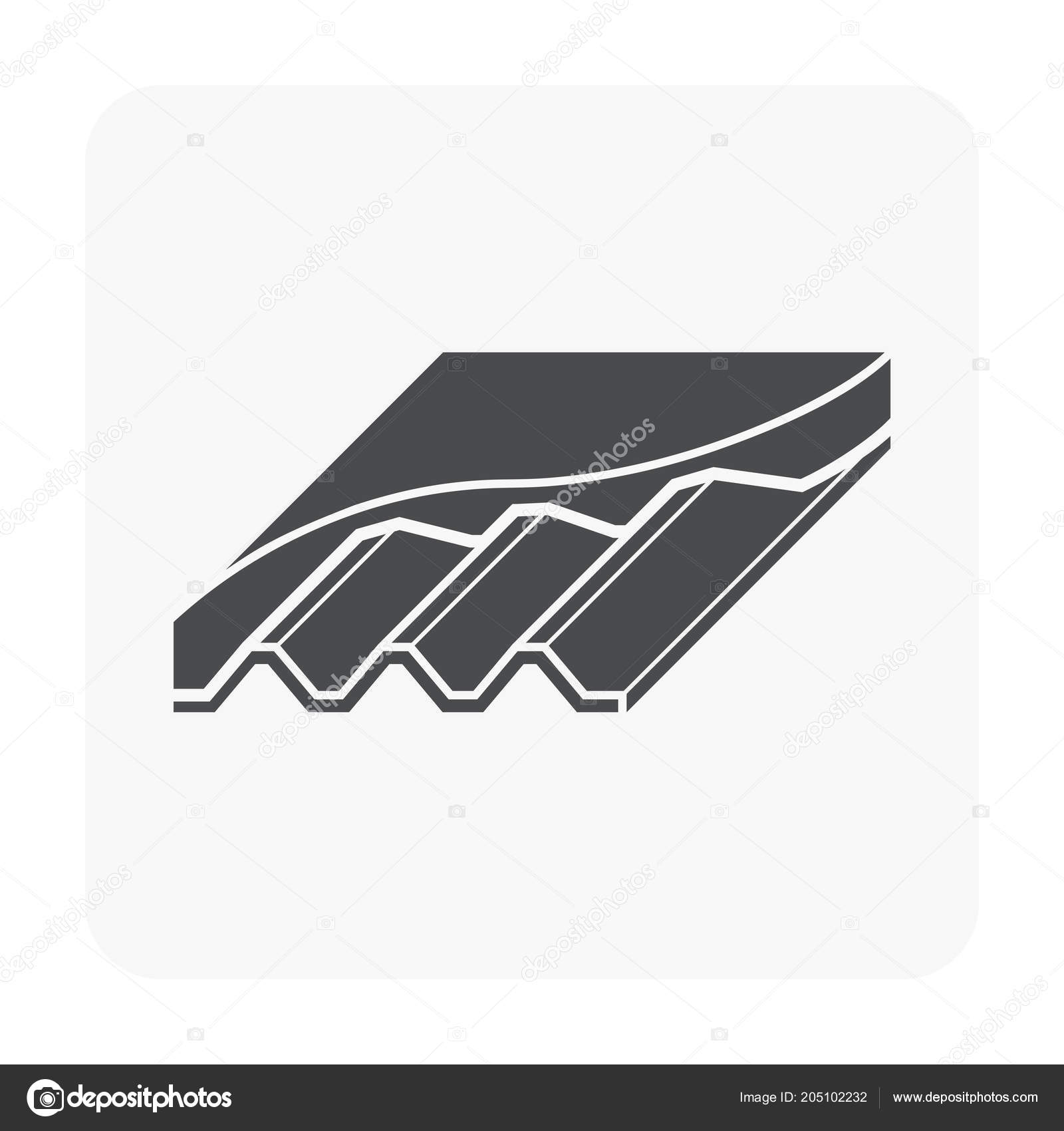 Concrete Slab Floor Icon Set Stock Vector by ©roncivil 205102232