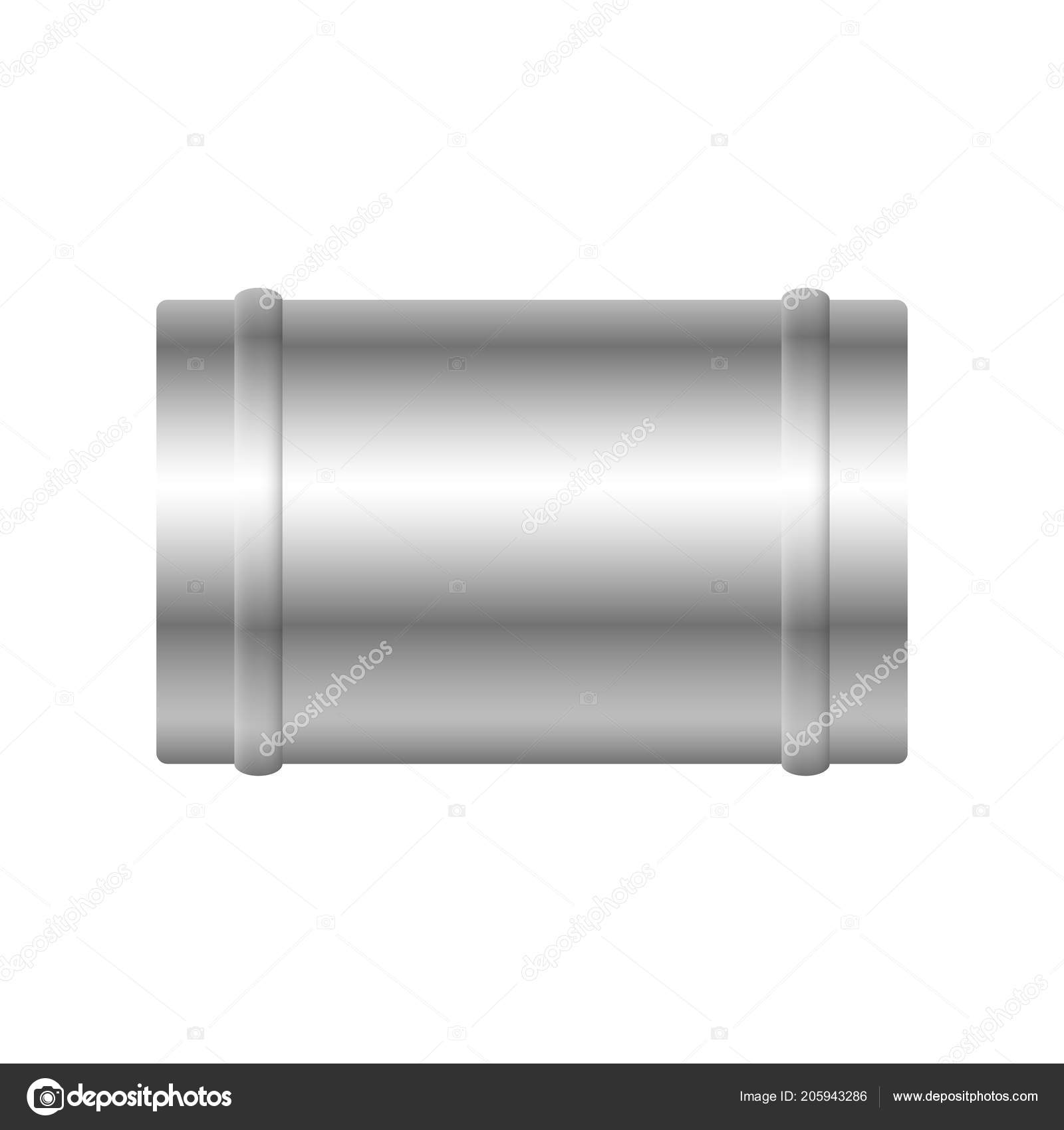 Air Duct Vector Design Isolated White Background Stock Vector Image by ...