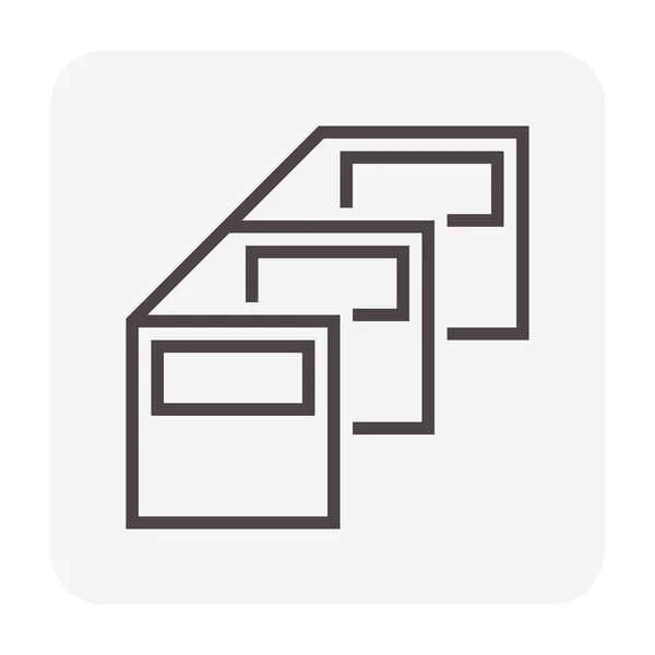 Partition Wall Divide Space Equipment Icon Stock Vector by ©roncivil ...