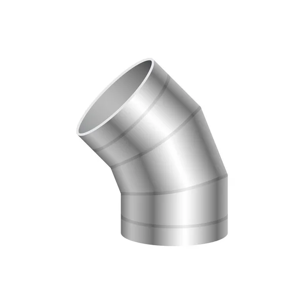 Air Duct Vector Design Isolated White Background Stock Vector Image by ...