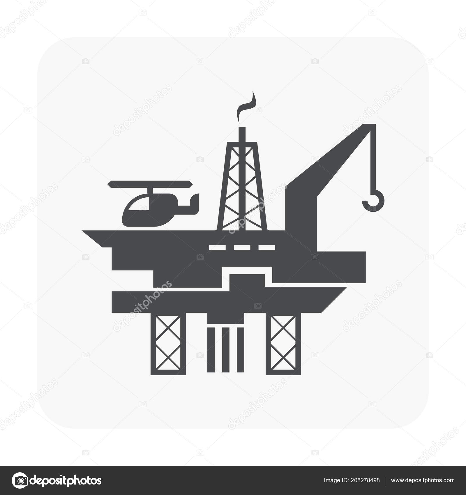 Drilling Rig Icon