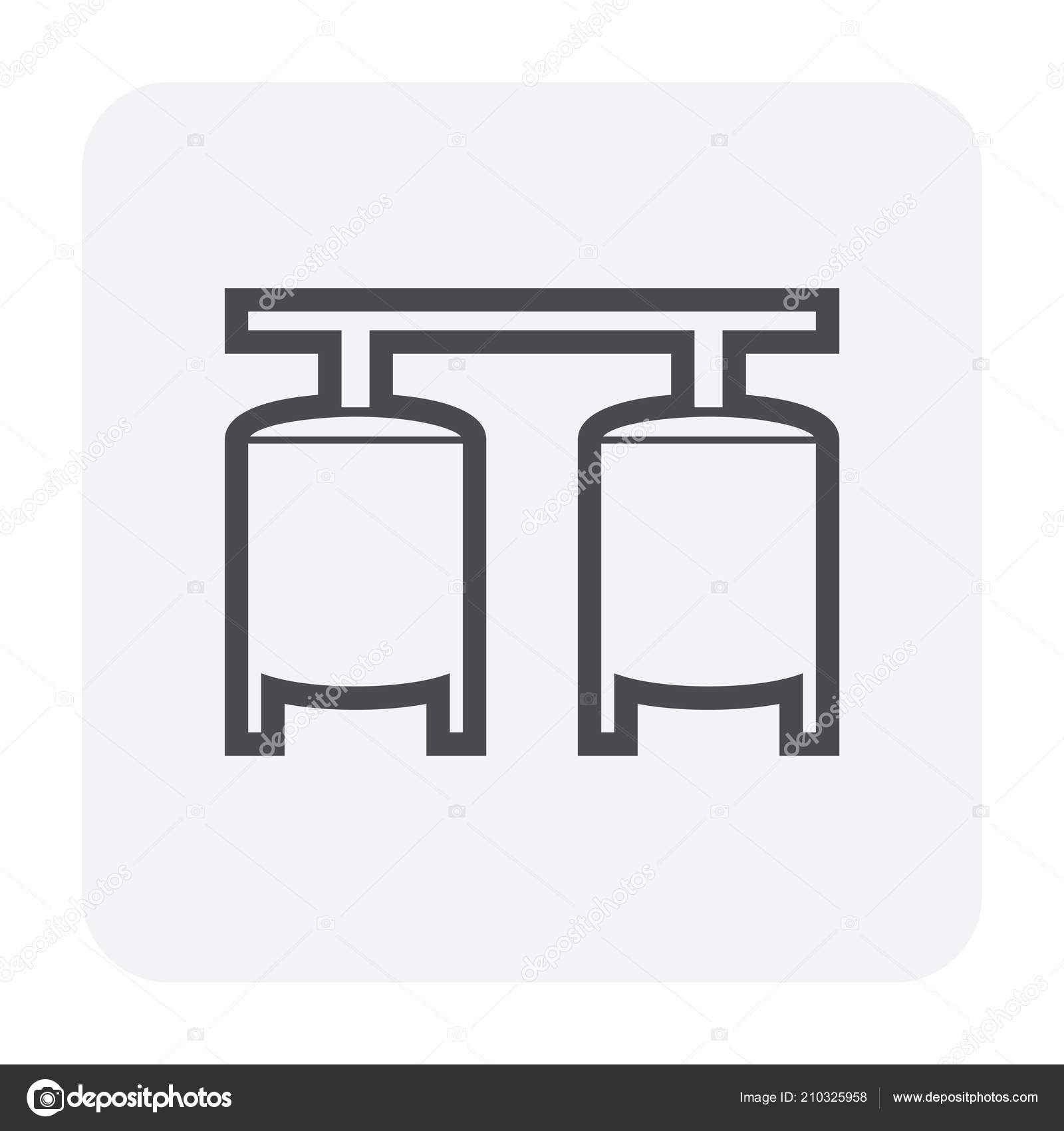 Food Processing Industry Production Line Icon Stock Vector Image by ...