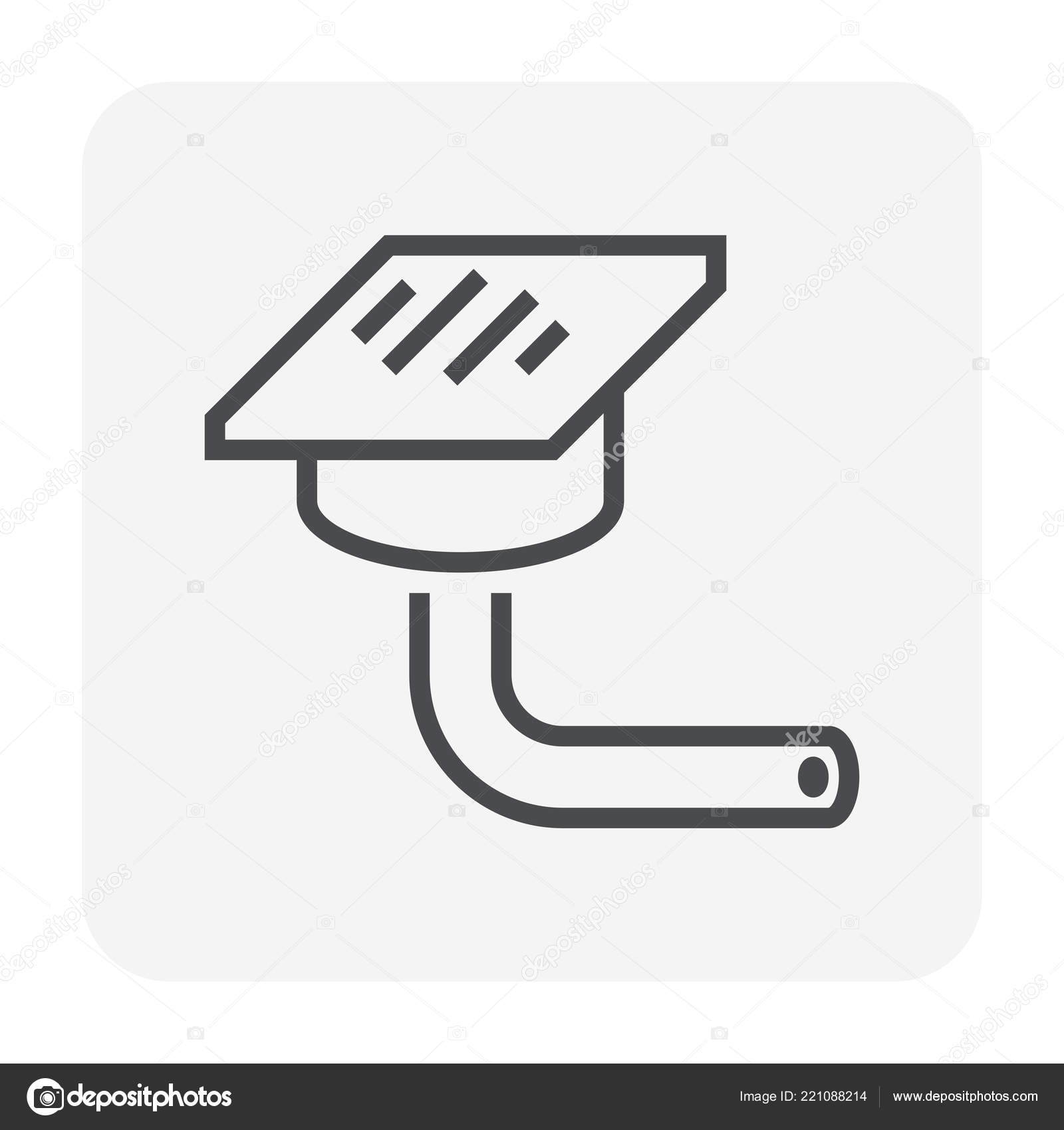 Floor Drain Icon 64X64 Perfect Pixel Editable Stroke Stock Vector by ...