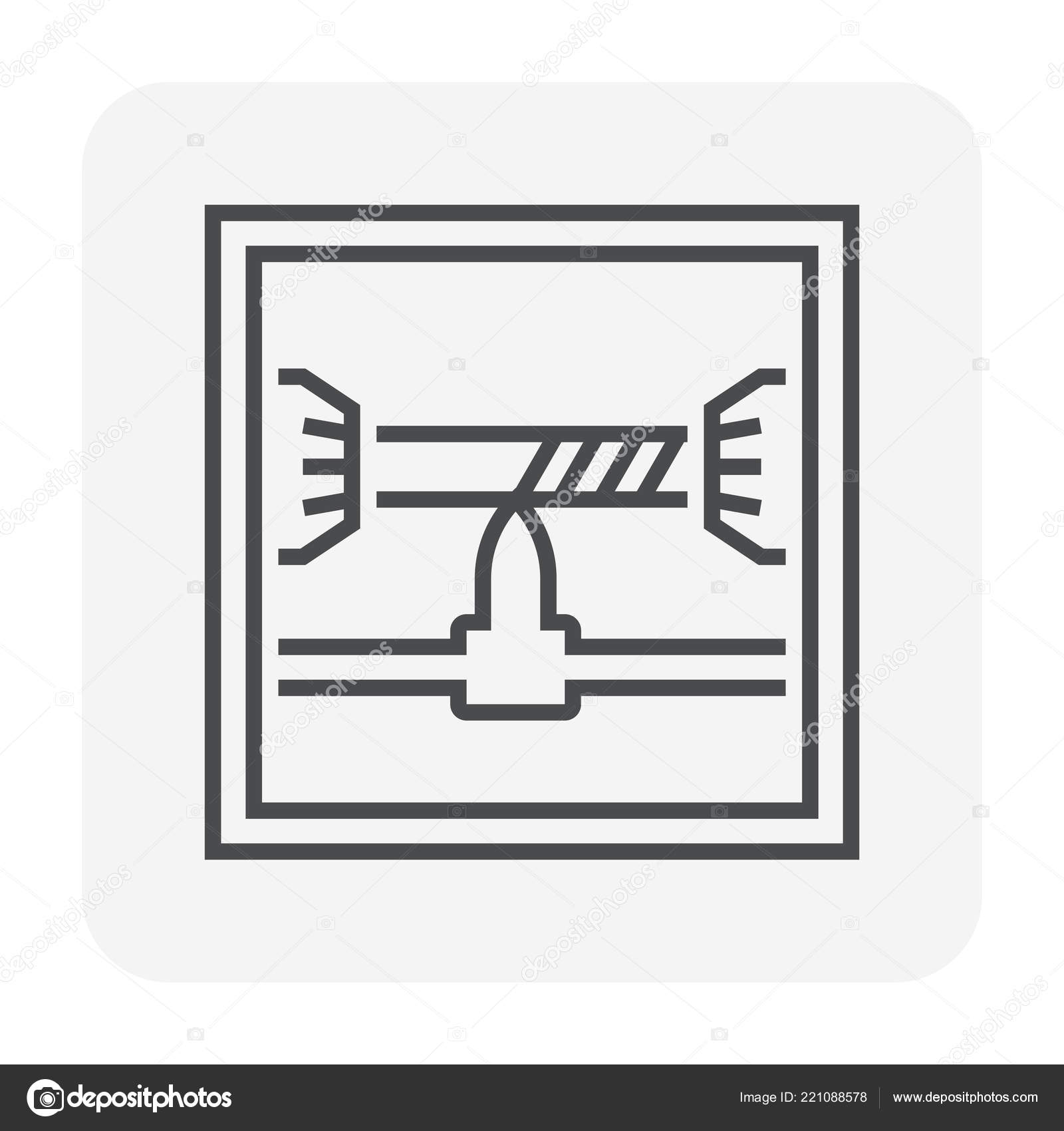 Cnc Milling Machine Icon Design 80X80 Perfect Pixel Editable Stroke ...