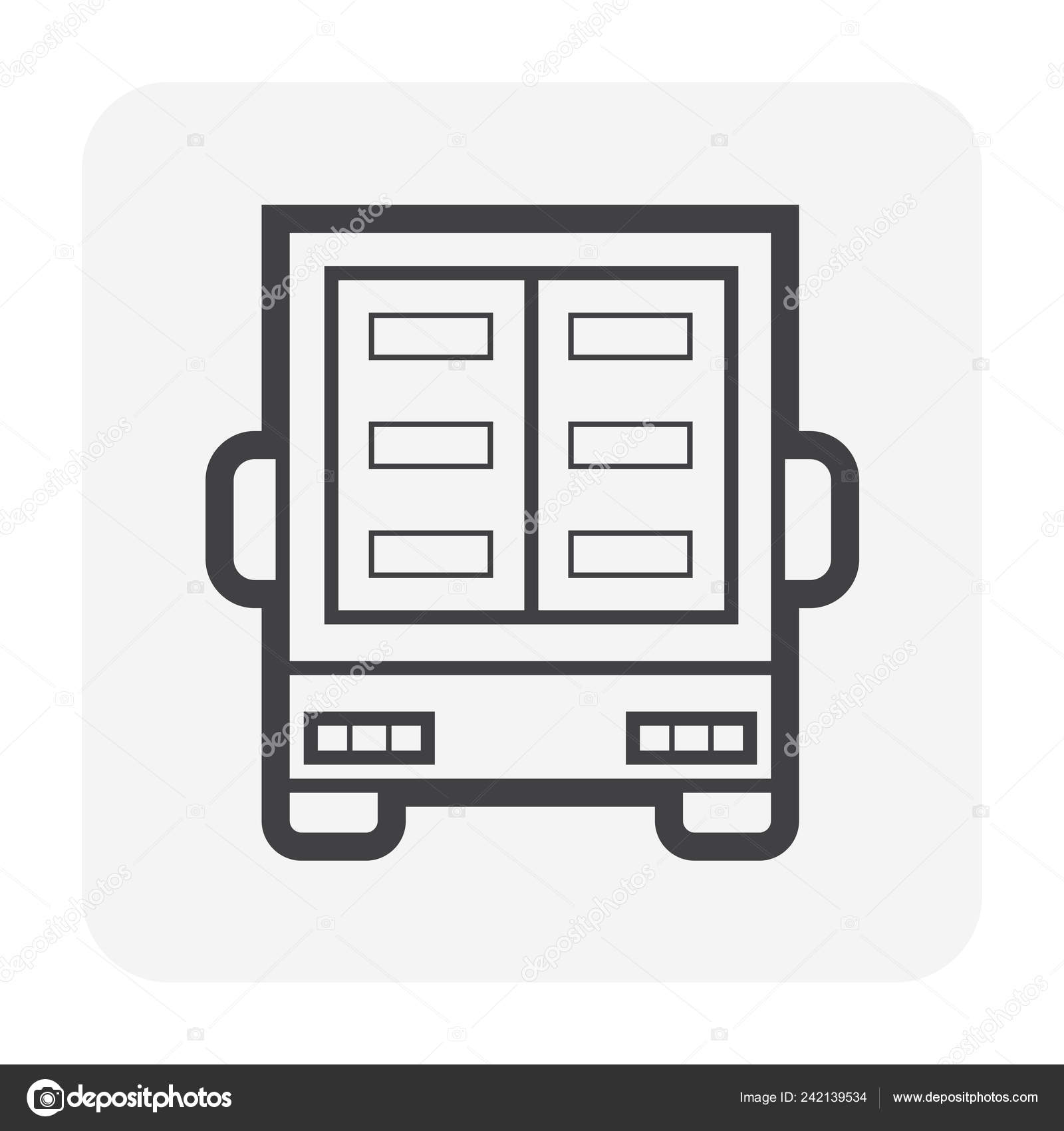 Cargo Container Box Icon Shipping Transportation Work Design Stock ...