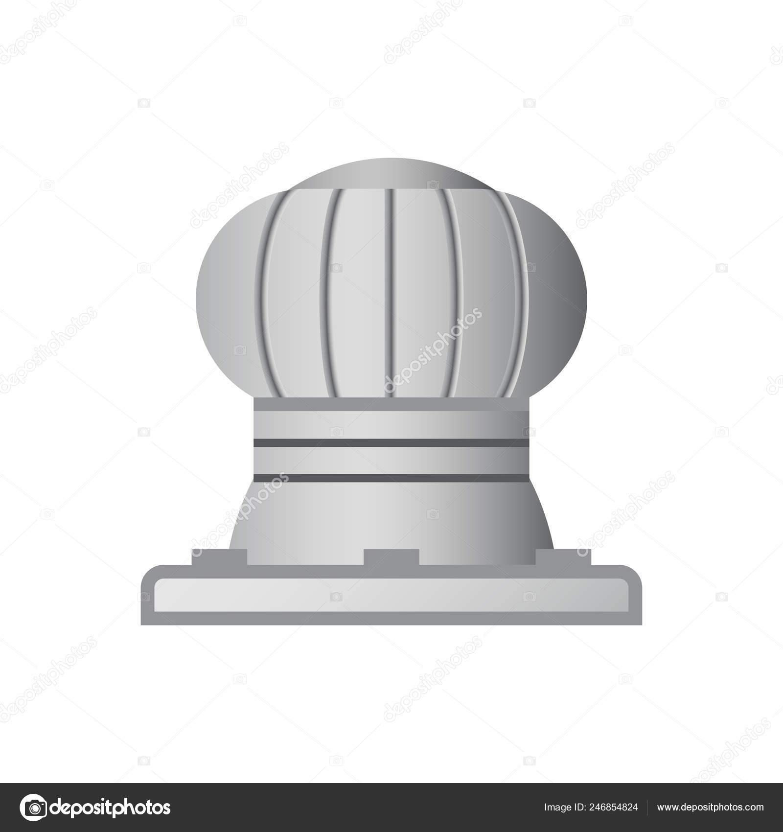 Duct Pipe Part Air Conditioner System Isolated White Background Stock ...