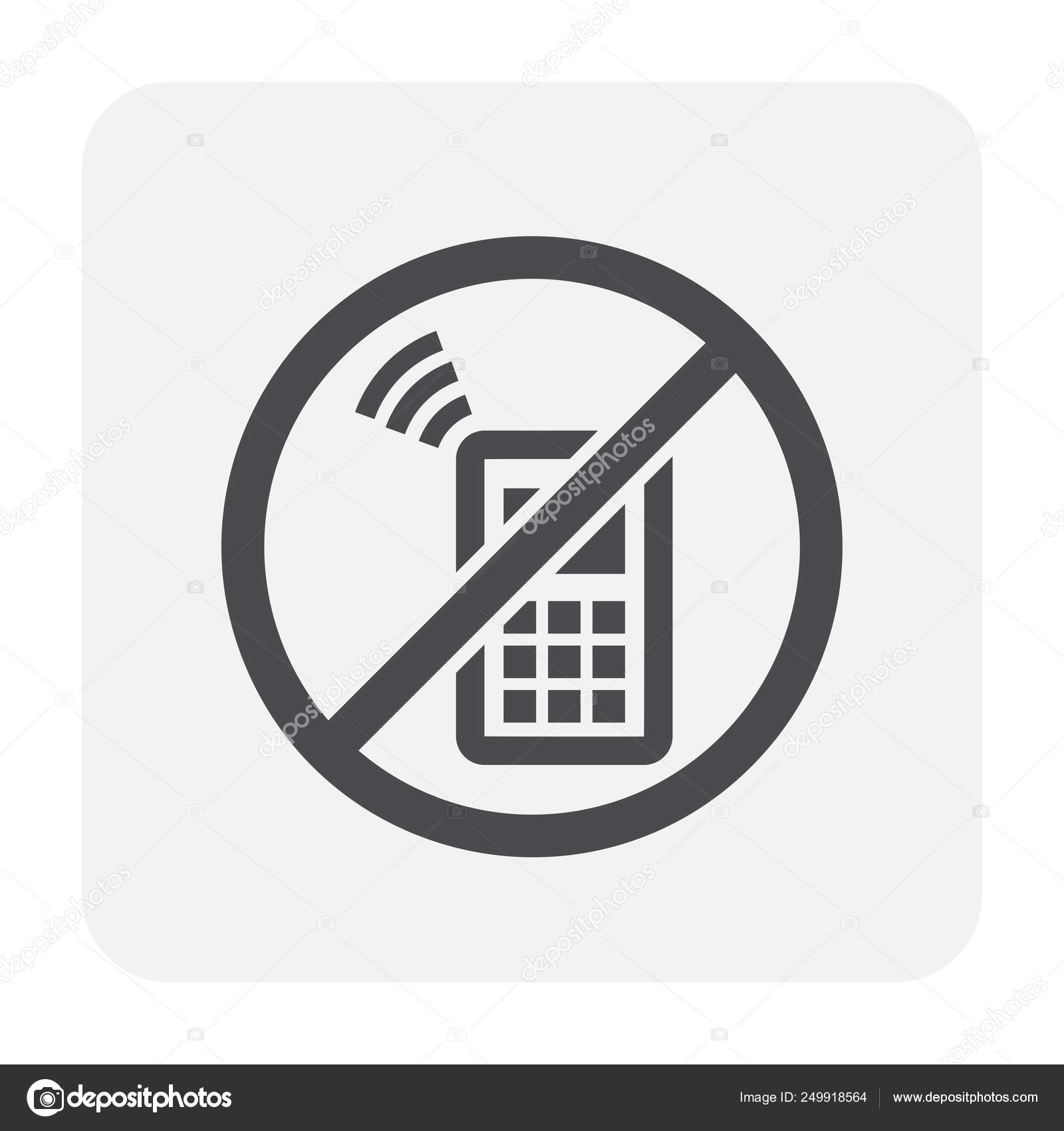 No mobile icon Stock Vector by ©roncivil 249918564
