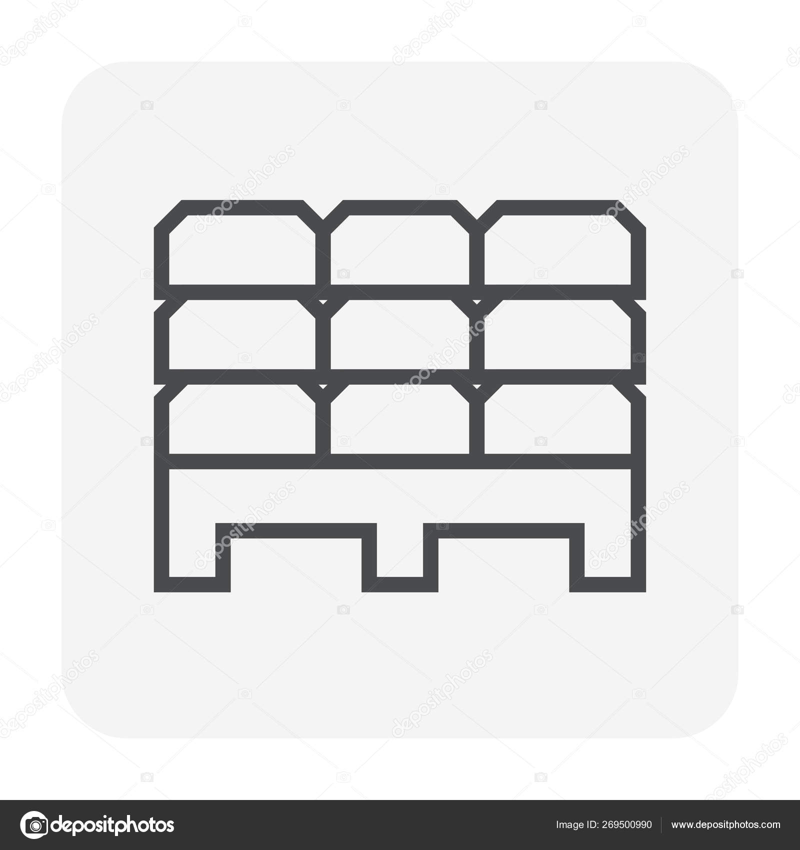Paver icono de bloque Vector de Stock de ©roncivil 269500990
