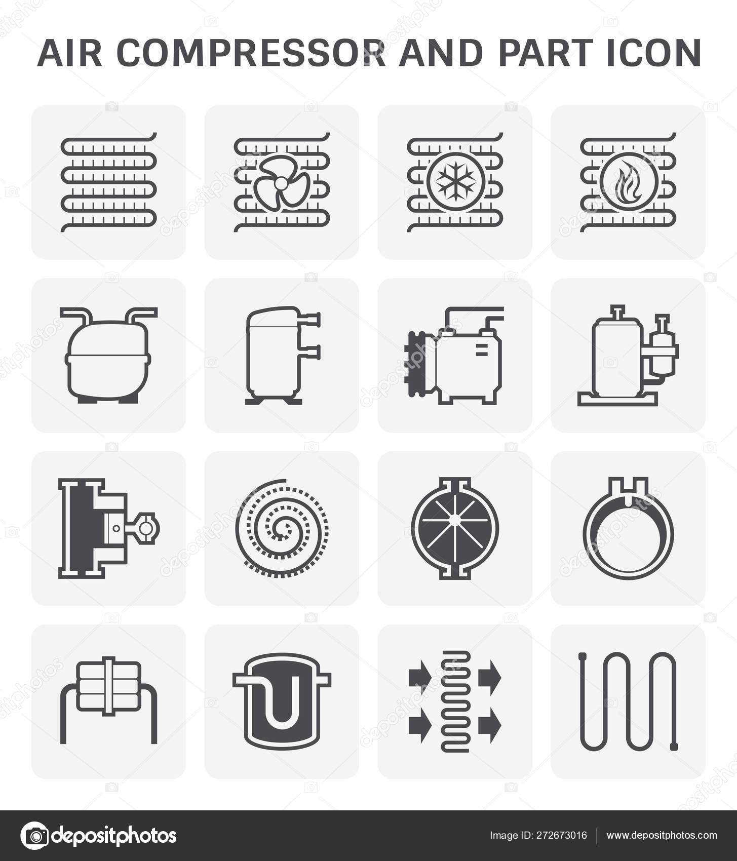 Air compressor icon Stock Vector Image by ©roncivil #272673016