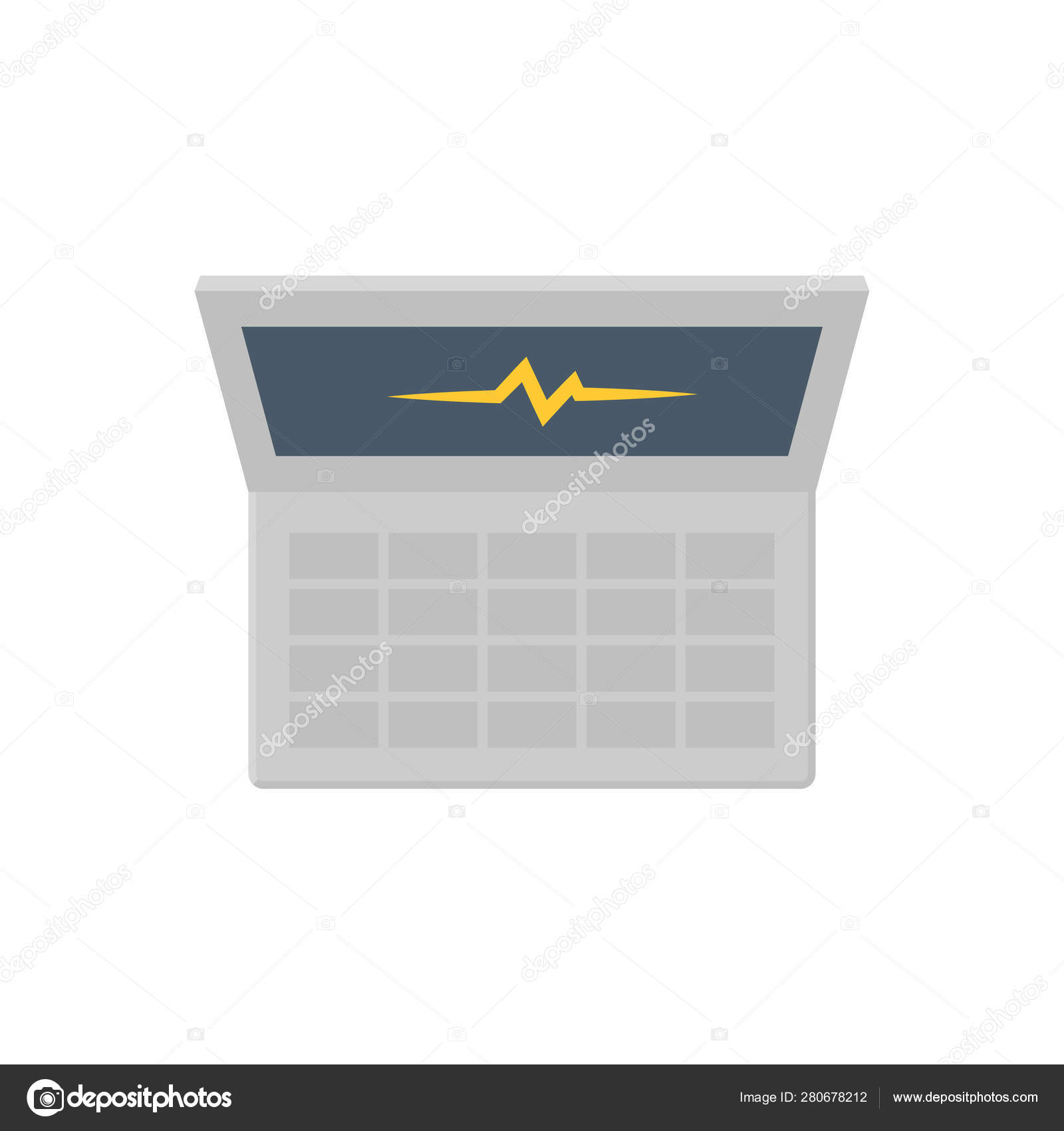 Computer test icon Stock Vector by ©roncivil 280678212
