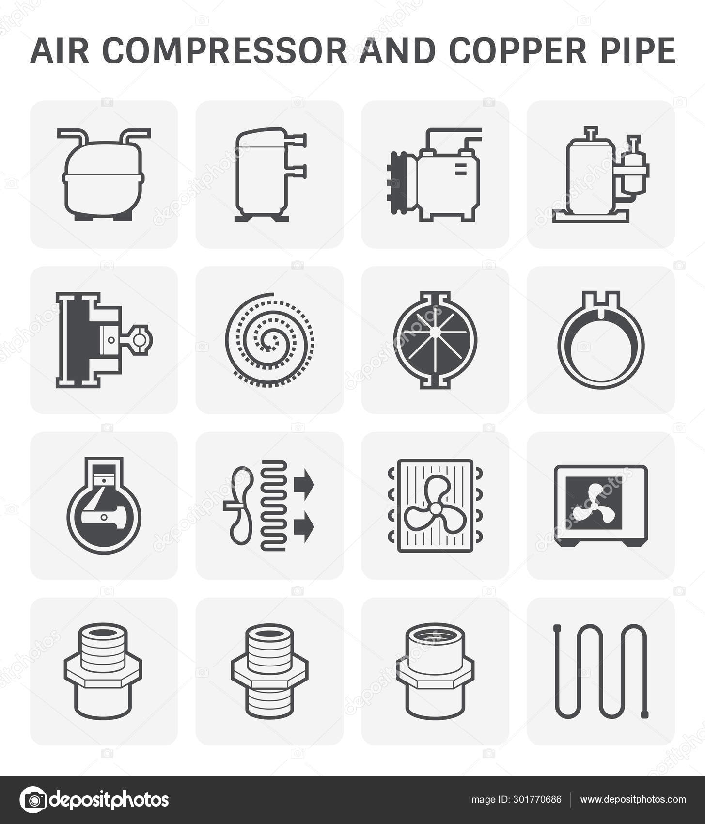 Air compressor icon Stock Vector Image by ©roncivil #301770686