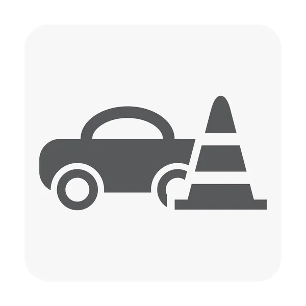 Car Accident Equipment Icon White Background Stock Vector by ©roncivil ...