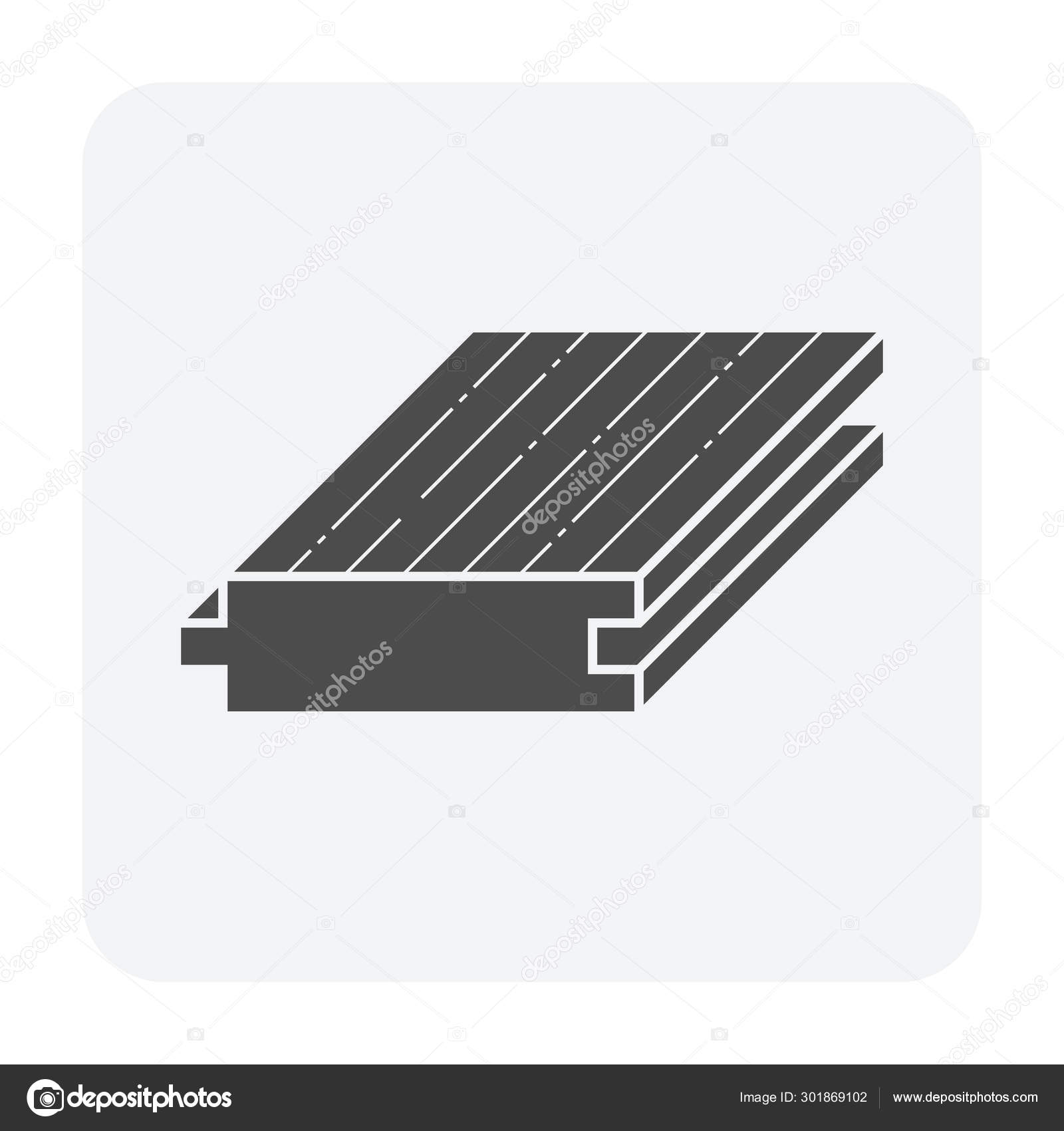 Wood floor icon Stock Vector Image by ©roncivil #301869102