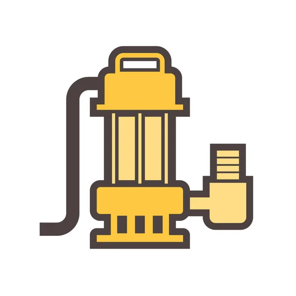 Submersible Water Pump Vector Icon Design Stock Vector Image by ...
