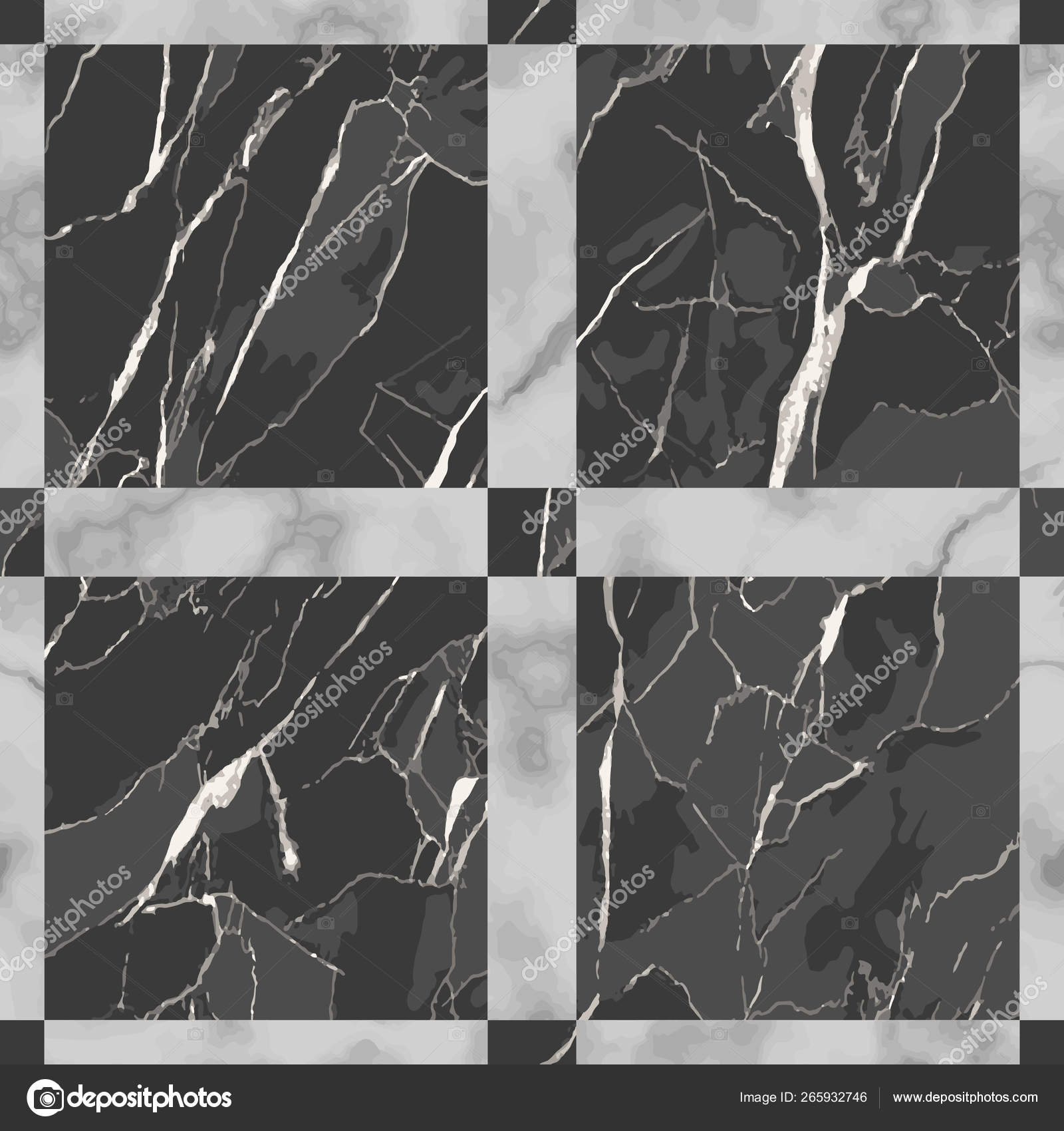 Marble Vector Texture Luxury Check Seamless Pattern Stock Vector by ...