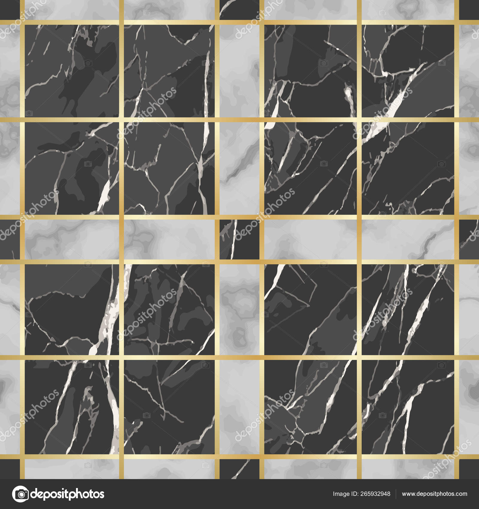 Marble Vector Texture Luxury Check Seamless Pattern Stock Vector Image ...
